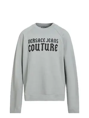Versace Crewneck Sweatshirt With Logo - Grey