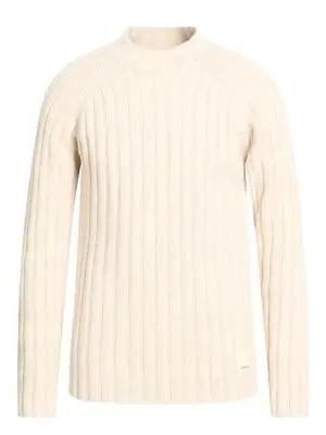 Emporio Armani Ribbed-knit Turtleneck - White
