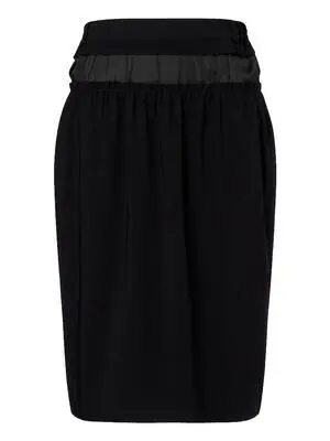 MAISON MARGIELA Four Stitches Pencil Skirt - Black