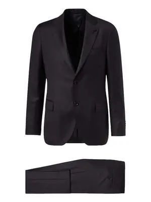 LARDINI Virgin Wool Suit - Blue