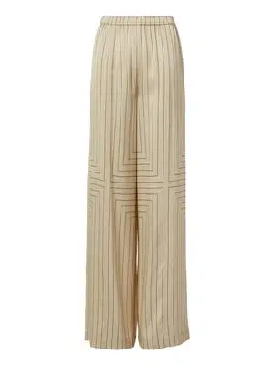 JOSEPH Hulin Wide-leg Pants - Beige