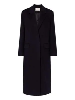 Isabel Marant Ellenita Wool-blend Coat - Black