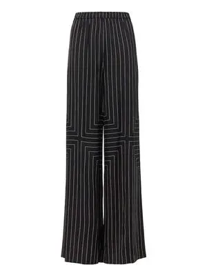 JOSEPH Hulin Wide-leg Pants - Black