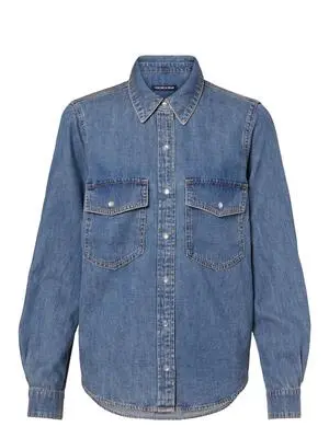Veronica Beard Noah Denim Shirt - Blue