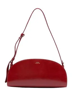 A.p.c. Sac Demi-lune Shoulder Bag - Red