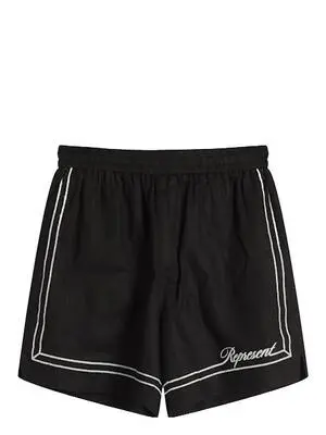 REPRESENT Border Short - Jet Black