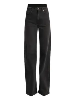 Khaite Dane High-waist Wide-leg Jeans - Clifton
