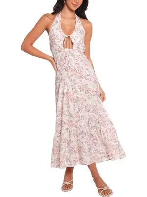 PETAL & PUP Kori Cutout Maxi Dress - Floral
