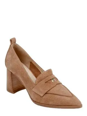 L'Agence Mallory Pointed Toe Pump Sand Suede