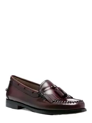 G.H.BASS Weejuns Esther Kiltie Tassel Loafers - Red