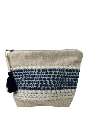 MER ST. BARTH Saline Beach Medium Zip Pouch Marine