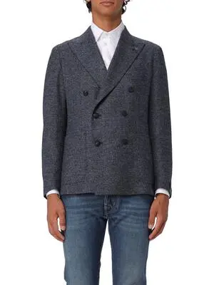 Tagliatore Double Breasted Blazer - Grey