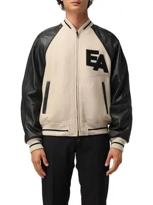 Emporio Armani Varsity Bomber Jacket - Black