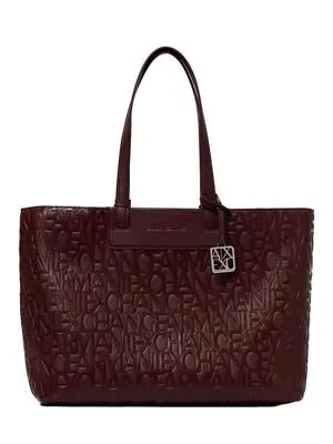 Armani Exchange Tote Bag - Burgundy