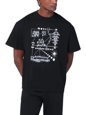 BRAIN DEAD Mind Puzzle T Shirt - Black