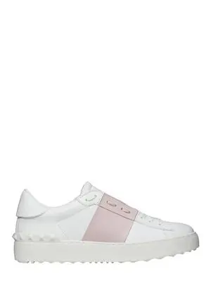 Valentino Garavani Open Leather Sneakers - White