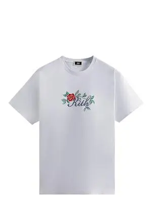 Kith Script Needlepoint Tee - White