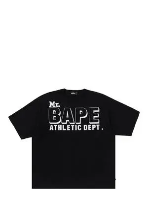 A BATHING APE Logo Tee - Black