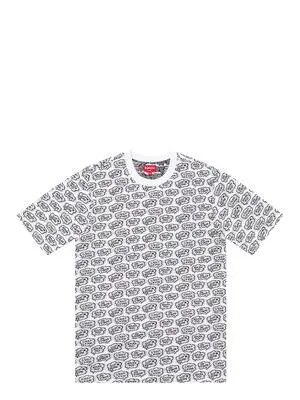 Supreme Word Bubble Jacquard Top - White