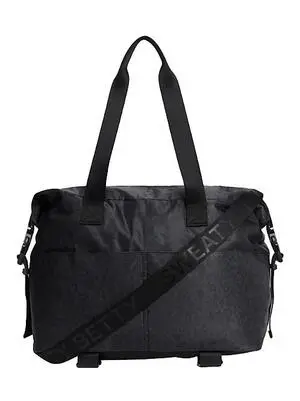 Sweaty Betty Strive Woven Gym Bag - Black Leopard Print