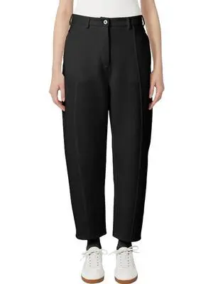 MM BY MAX MARA Pulvino Barrel Leg Trousers - Black
