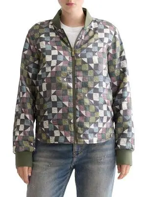Scotch & Soda Reversible Quilted Bomber Jacket - Thyme