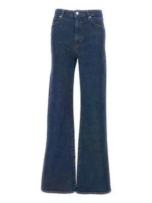 FRAME High-waisted Flared Jeans - Blue