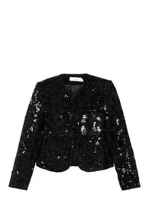 IRO PARIS Sequin Embellished Jacket - Black