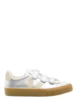 VEJA Leather Recife Sneakers Silver