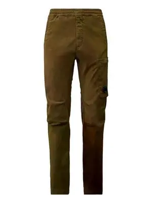 C.P. COMPANY Logo-patch Cargo Trousers - Green