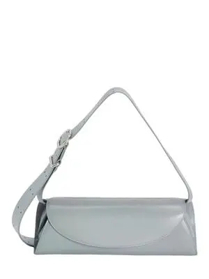 JIL SANDER Small Cannolo Shoulder Bag Grey