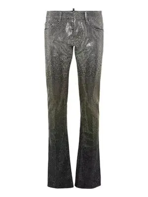 Dsquared2 Disco Sharpei Flare Jeans - Silver
