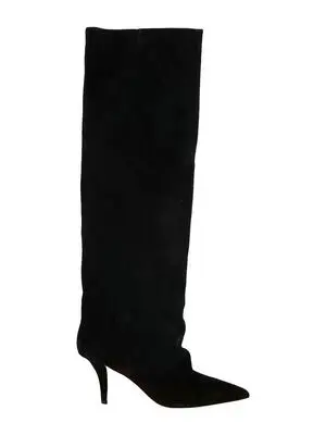 Paris Texas 75mm Ines Suede Boots - Black