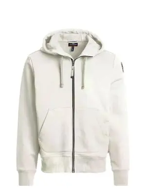 PARAJUMPERS Charley Easy Hooded Zip-up Sweatshirt - White