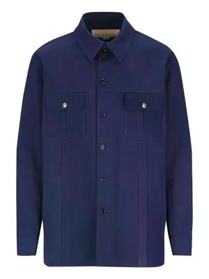 Valentino Garavani Double-pocket Shirt - Blue