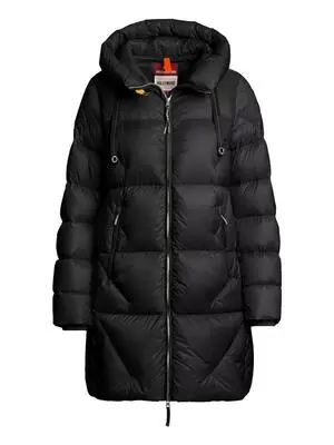 PARAJUMPERS Hooded Quilted Puffer Coat - Black