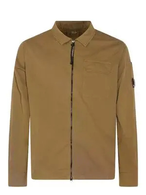 C.P. COMPANY Zip-fastening Pocket Shirt - Brown