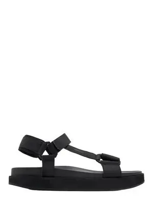 ONWUAD Platform Touch-strap Sandals - Black