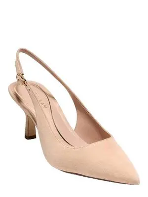 Cole Haan Hansell Slingback Pointed Toe Pump - Ch Tuscan Sand Suede