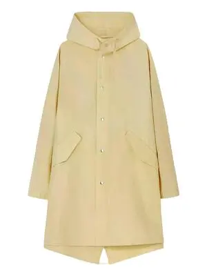 JIL SANDER Logo-print Hooded Parka - Yellow
