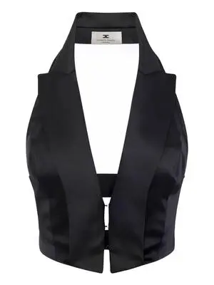 Elisabetta Franchi Halter-neck Blouse - Black