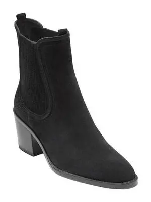 Cole Haan Janelle Chelsea Boot Black Suede