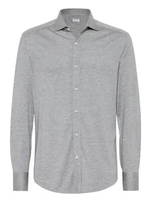 Brunello Cucinelli Lightweight Jersey Shirt - Grey