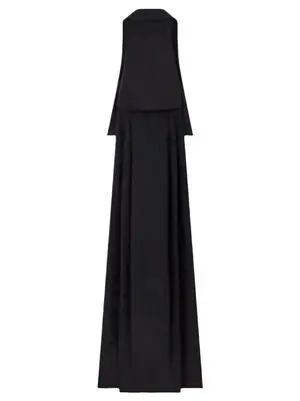 TOM FORD Halterneck Silk Maxi Dress - Black