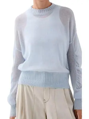 SCALPERS Alpaca Blend Jumper - Lightblue