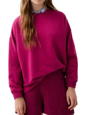 SCALPERS Softy Basic Sweatshirt - Bouganville