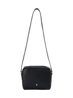 SCALPERS Crossbody Bag With Perforated Details - Black