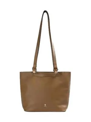 SCALPERS Basic Leather Multi-Position Bag Camel
