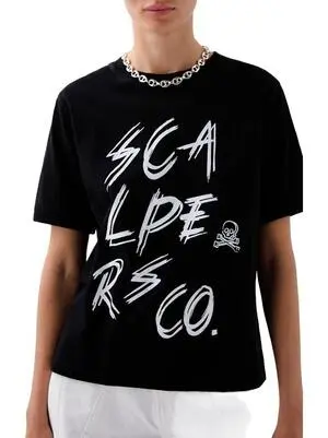 SCALPERS Name Sign Tee - Black