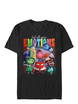 INSIDE OUT 2 Feel All Your Emotions Graphic T-shirt - Black